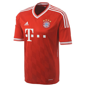 adidas Youth Bayern Munich Soccer Jersey (Home 13/14) @ SoccerEvolution